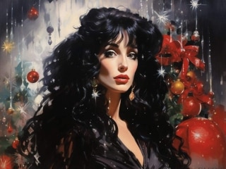 Karaoke I Like Christmas - Video with Lyrics - Cher