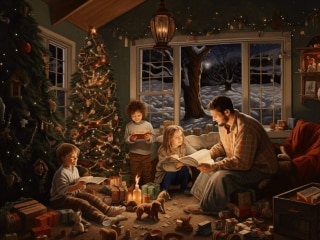 Karaoke Silent Night - Video with Lyrics - Christmas Carol