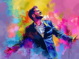 Karaoke Feeling Good - Video with Lyrics - Michael Bublé