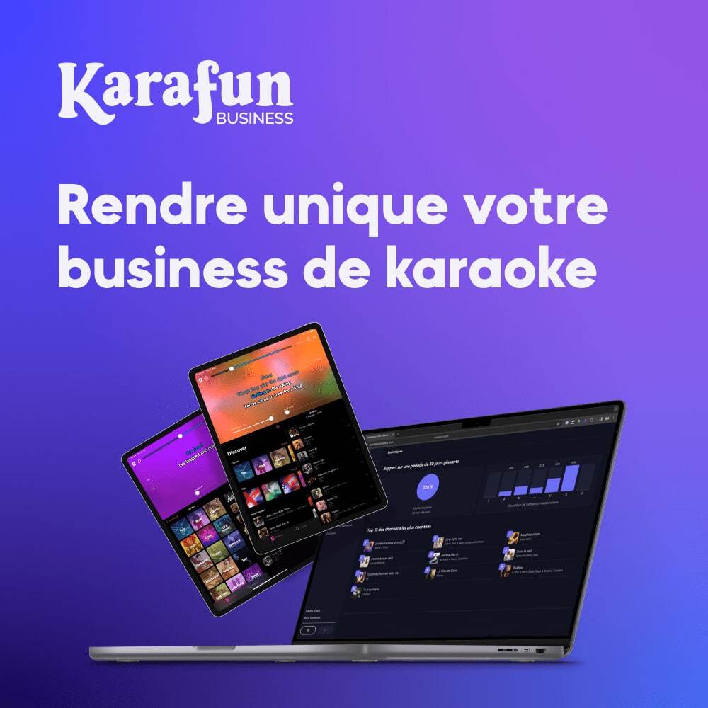 KaraFun Business Solution professionnelle pour les salles de karaoké et ...
