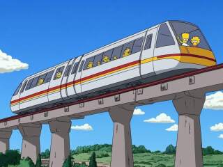 Karaoke The Monorail Song - Video with Lyrics - The Simpsons