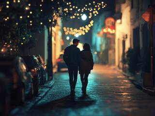 Karaoke Toda la noche en la calle - Video with Lyrics - Amaral