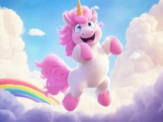 Karaoke Pink Fluffy Unicorns Dancing on Rainbows - Video with Lyrics ...
