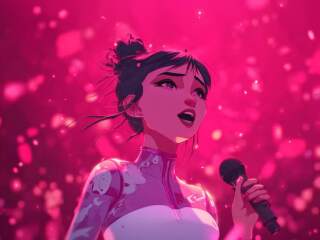 Karaoke What It Sounds Like - Video with Lyrics - KPop Demon Hunters