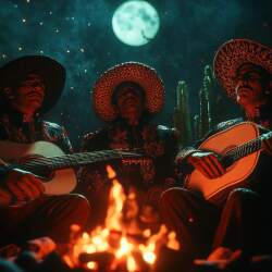 Karaoke Blue Shadows on the Trail - Video with Lyrics - Three Amigos ...